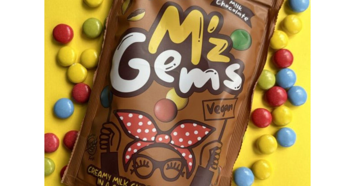 Mummy Meegz Vegan M’z Chocolate Candy Shell Gems 80g – Gifts for Life ...