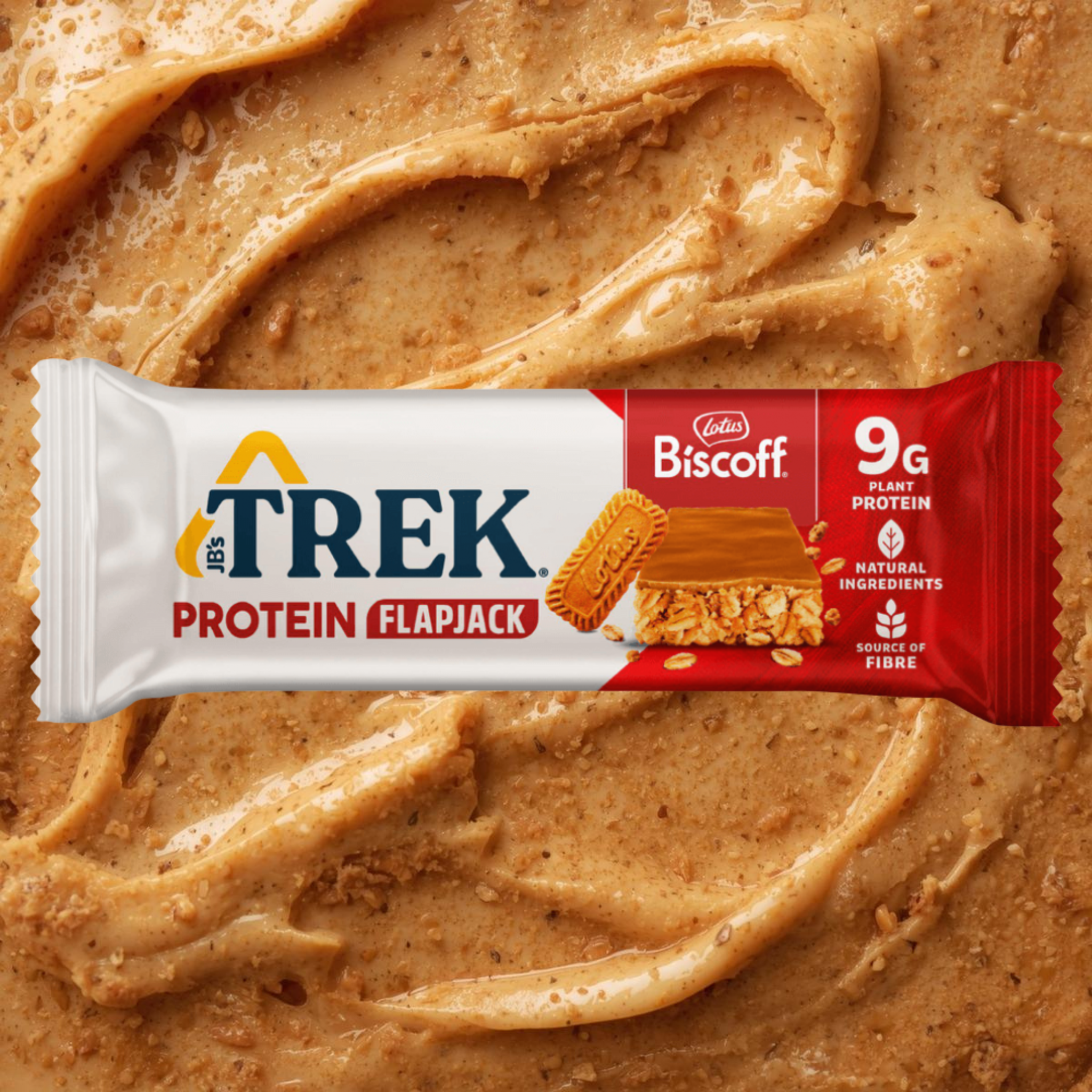 Trek Lotus Biscoff Protein Flapjack Bar 50g – Gifts for Life | Viva!